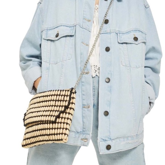 Topshop | Bags | Topshop Woodenbeaded Crossbodybag | Poshmark